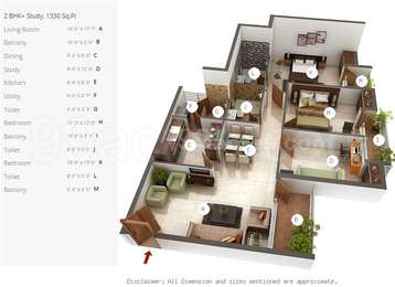 4 BHK Apartment / Flat for sale in 3C Lotus Panache Sector-110 Noida ...