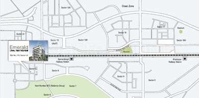 M2 Developers and 4th Apple Heights M2 Emerald Map - Sector 5 Ulwe ...