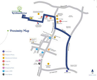 5 Elements Realty 5 Elements Vasundhara Krishnashreya Map - Nagarbhavi ...