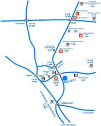 9Homes RRealty 9Homes Highrise Complex Map - Garia, Kolkata Location Map