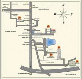 Daya MK Developers Daya M K Santara Magan Place Phase 2 Map - Hulimavu ...