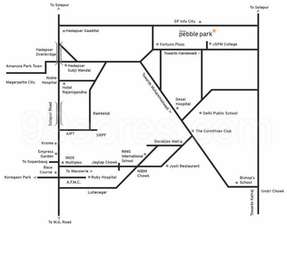 Kumar Properties Kumar Pebble Park Map - Hadapsar, Pune Location Map