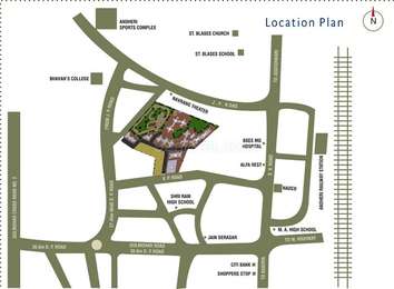 Sagar Builders Sagar City Complex Map - Andheri (West), Mumbai Andheri ...