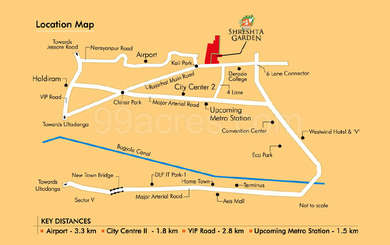 Shrestha Construction Builders Shreshta Garden Map - Rajarhat, Kolkata ...