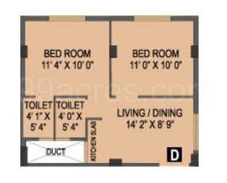 2 BHK / Bedroom Apartment / Flat for rent in Shreshta Garden Rajarhat ...