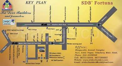 Sri Devi Builders SDB Fortuna Map - Selaiyur, Chennai Location Map