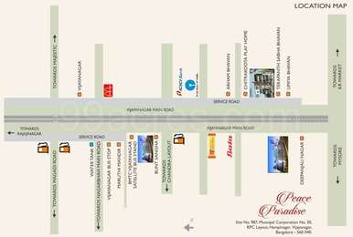A Peace Projects LLP Peace Paradise Map - RPC layout, Vijayanagar ...