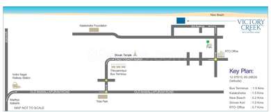 A Victory Home A Victory Creek Map - Thiruvanmiyur, Chennai Location Map