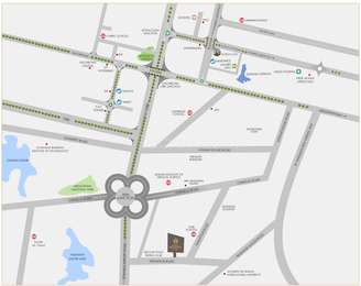 Aadhya Infra Management Aadhya Advaita Map - Appa Junction , Himayat ...
