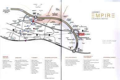 Aaditri Housing Aaditris Empire Map - Kollur, Hyderabad Location Map