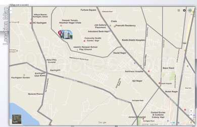Aaditya Corporation Aaditya Avenue Map - Chala, Vapi Location Map