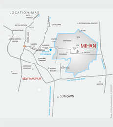 Aaditya Infrastrutures Aaditya Premium 3 Map - Mihan, Nagpur Location Map