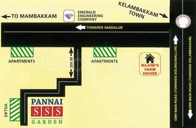 Aadvi Homez and Valuepluz Pannai SSS Gardens Map - Pudupakkam Village ...
