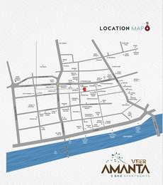 Aagam Corp And Veer And Samarth Group Veer Amanta Map - Adajan, Surat ...