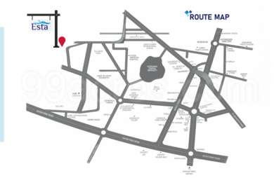 Aakriti Housing Aakriti Esta Map - Gachibowli, Hyderabad Location Map