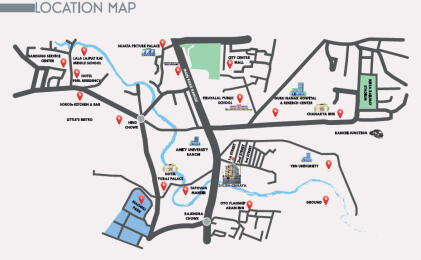 Aanchal Real Estate Aanchal Shubh Chhaya Map - Anantapur, Ranchi ...