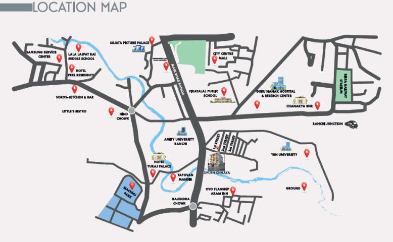 Aanchal Shubh Chhaya Ranchi, Booty More | Price List & Brochure, Floor Plan, Location Map & Reviews