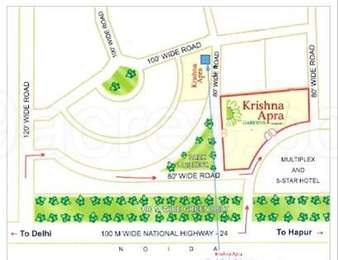 Aarcity Infrastructure Aarcity Krishna Apra Sapphire Map - Vaibhav ...