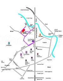Arush Associates Aarush Marvela Map - Punawale, Pune Location Map