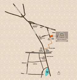 Aashirwad Developers Vadodara Aashirwad Residency Map - Sama Savli Road ...