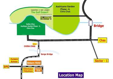Aashiyan Estate Aashiyana Garden Phase 4 Map - Chira Chas, Bokaro ...