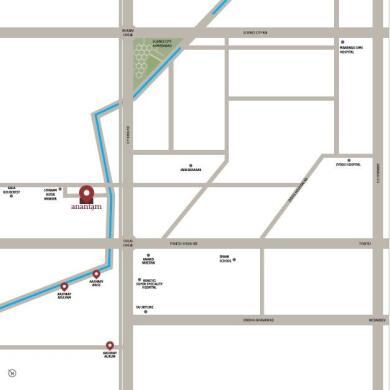 Aashray Developers Aashray Anantam Map - Shilaj, Ahmedabad Location Map