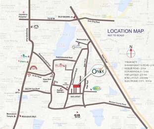 Aashrayaa Projects Builders Aashrayaa Onyx Map - Begur Road, Bangalore ...