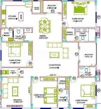 Aastha Avenues Aastha Imperial Heights Huda Layout Hyderabad - 99acres.com