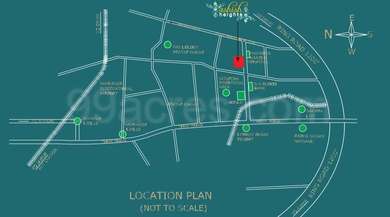 Aastha Group Builders Aastha Ashish Heights Map - Sitapura, Jaipur ...