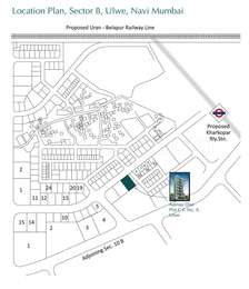 Aatmay Realtors Aatmay Elixir Map - Sector 8 Ulwe, Navi Mumbai Location Map