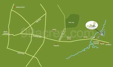 Aava Infraservices LLP Aava Greens Map - Waghodia Road, Vadodara ...