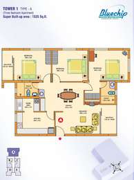 2 BHK / Bedroom Apartment / Flat for rent in ABAD Bluechip Kakkanad ...