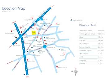ABAD Builders ABAD Oasis Map - Edapally, Kochi Location Map