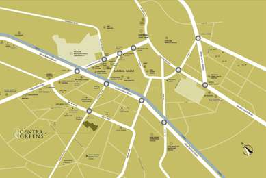 Abhey Oswal Group and Arress Industries Centra Greens Map - Pakhowal ...