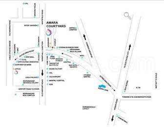 Abhinav Projects Abhinav Amara Courtyard Map - Marathahalli, Bangalore ...