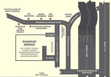 ABI Groups ABI Shankar Avenue Map - West Tambaram, Chennai South Location Map