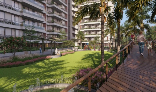 3 BHK Apartment / Flat for sale in Dev Aashish The Gate Koba Raysan ...