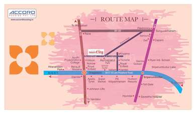 Accord Housing Builders Accords Smart City Map - Oragadam, Chennai ...
