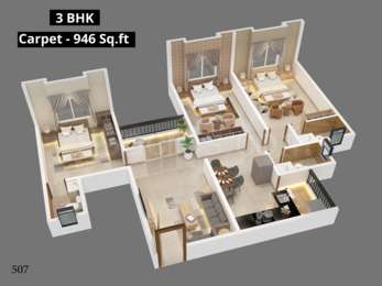 2 BHK / Bedroom Apartment / Flat for rent in Gada Anutham Hadapsar Pune ...