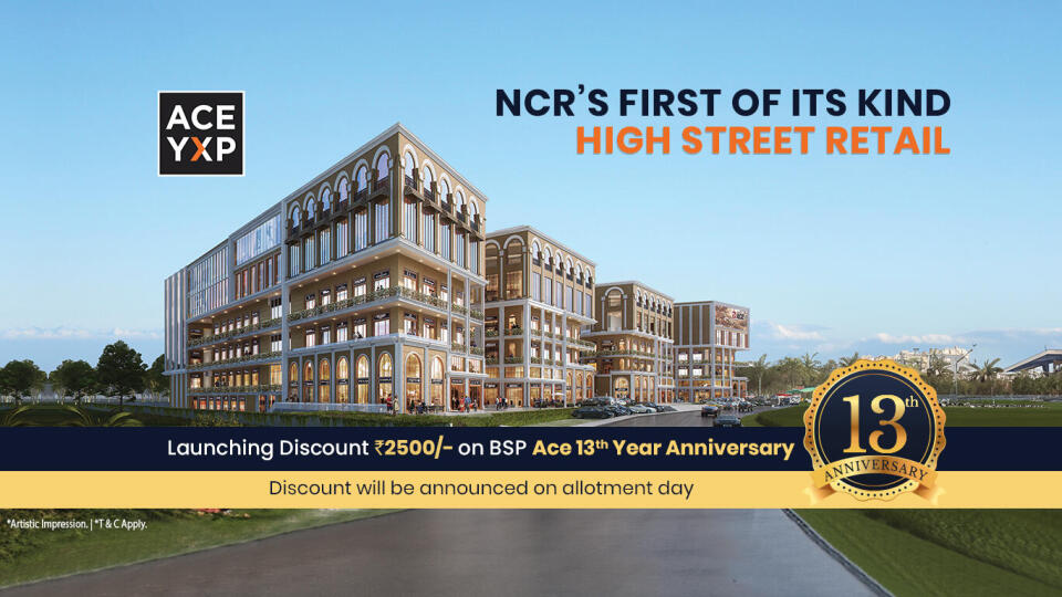 Ace YXP Sector 22D Yamuna Expressway, Greater Noida - Invest in Shops