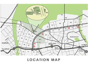 Adani Realty Adani Aangan Galleria Map - Sector-89 A Gurgaon Location Map