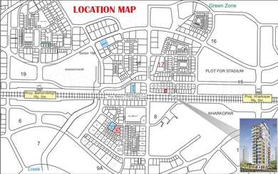Shree Raj Group Shree Raj Madhusudan Apartment Map - Sector 17 Ulwe ...