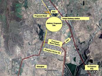 Adhiraj Upscale Map - Kharghar, Navi Mumbai Location Map