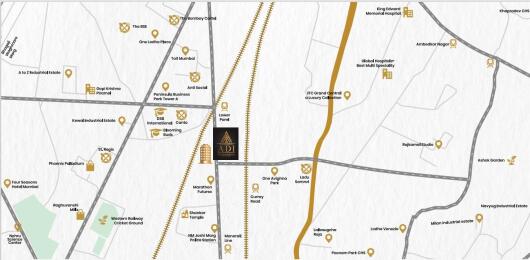 Darshan Properties Adi Darsshan Map - Lower Parel, Mumbai Location Map