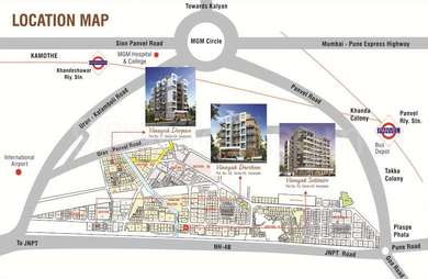 Adinath Group Adinath Vinayak Darshan Map - Karanjade, Navi Mumbai Location Map