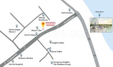 Adiraj Developers Adiraj Niramaya Heights Map - Kalwa, Mumbai Thane ...
