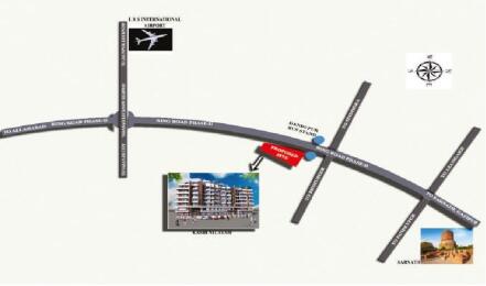 Aditri Vaishno Infra Aditri Kashi Nilayam Map - Shivpur, Varanasi ...