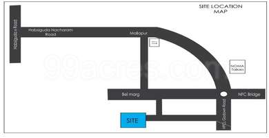 Aditya Constructions Aditya Sunrise and Moonlight Map - Nacharam ...