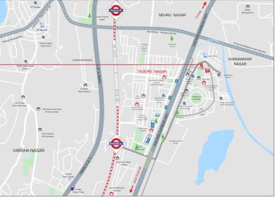 Adityaraj Group Adityaraj Square Map - Vikhroli East, Mumbai Location Map
