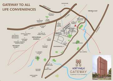 Adityaraj Group Shivneri Chs Adityaraj Gateway Map - Ghatkopar East ...